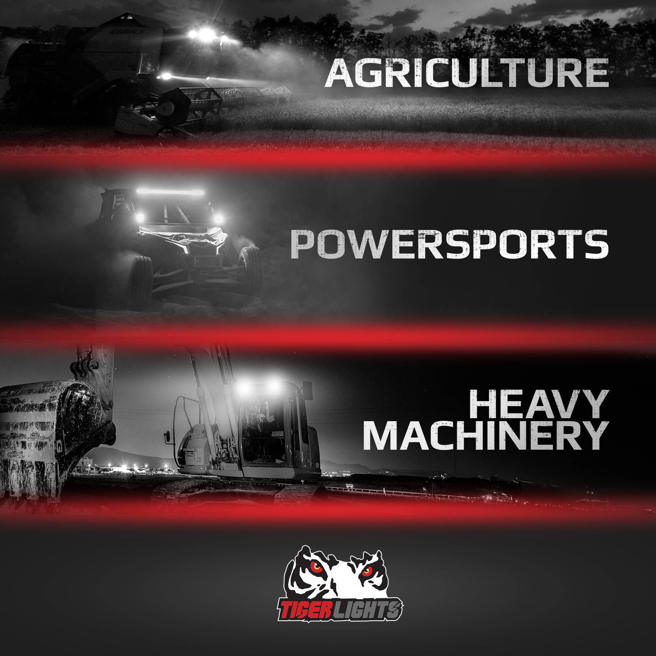 LED Headlight Kit for Newer Case/IH Magnum, MX, Quadtrac Tractors ...