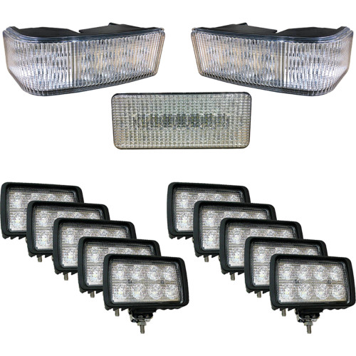 LED Headlight Kit for Quadtrac Tractors, CaseKit13Agricultural LED ...