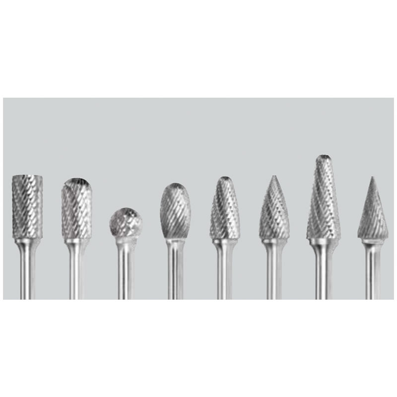 Alpha 8 Piece Carbide Burr Set 1/4" Shank - 3/8" Flute - Trucut New Zealand