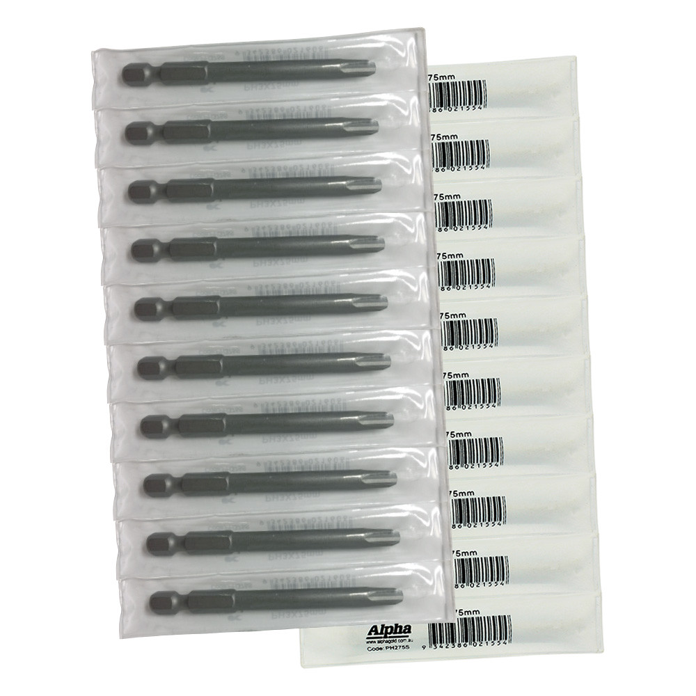 Alpha Square Driver Bit 2 x 100mm