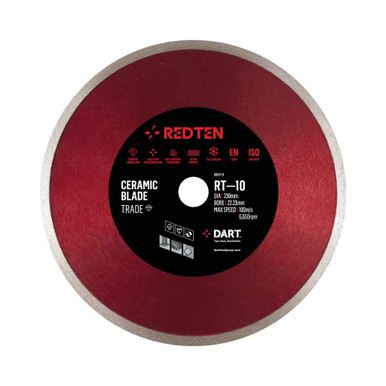 DART Red Ten RT-10 Trade Blade 300 x 20mm Bore x 8mm Segment Height ...