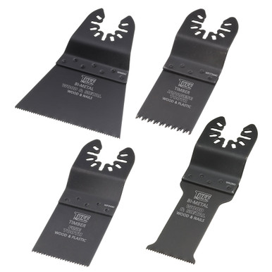 TUFF Multi-Tool Blade Plumbers Set - 4 Piece