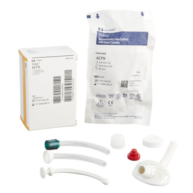 Shiley Uncuffed Trach Tube Sz 6 Fenstd