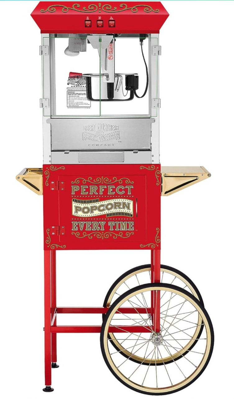 Popcorn Machine & Cart - 707 Party Rentals
