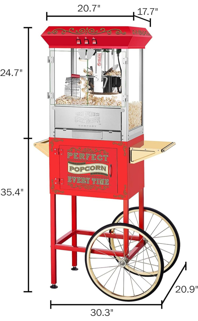 Popcorn Machine & Cart - 707 Party Rentals