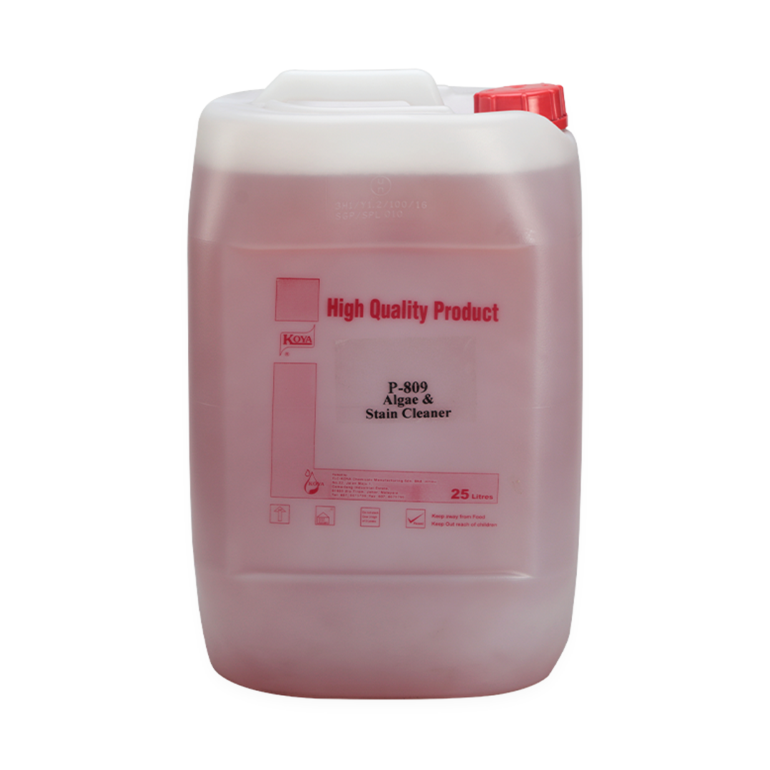 KOYA P-809 Algal & stain cleaner SL10 25L - Goldunited Sdn Bhd