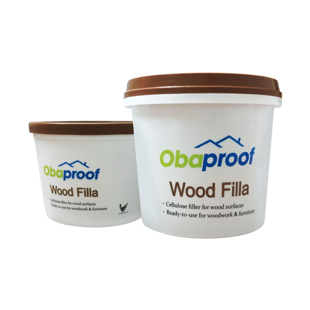 Obaproof wood filla teak 1.5kg - Goldunited Sdn Bhd