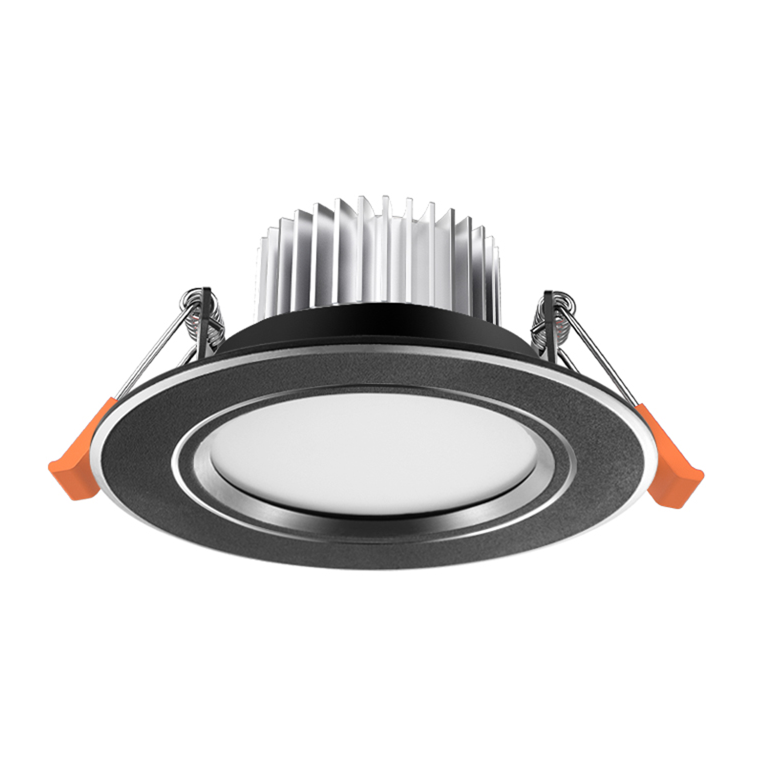 6w aluminium downlight 4" black - Goldunited Sdn Bhd