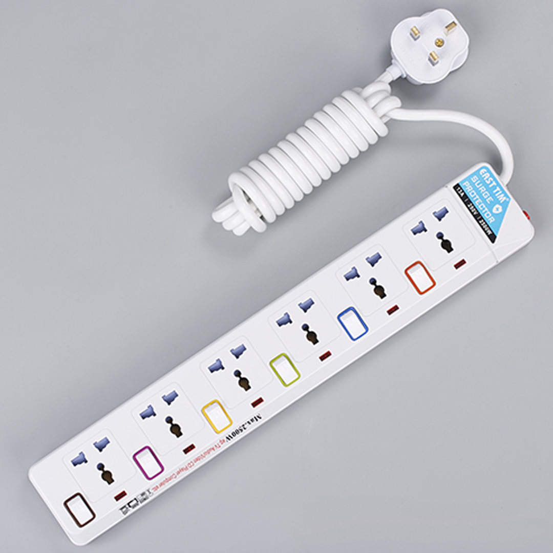 6 Way Universal Extension Socket 3m - Goldunited Sdn Bhd