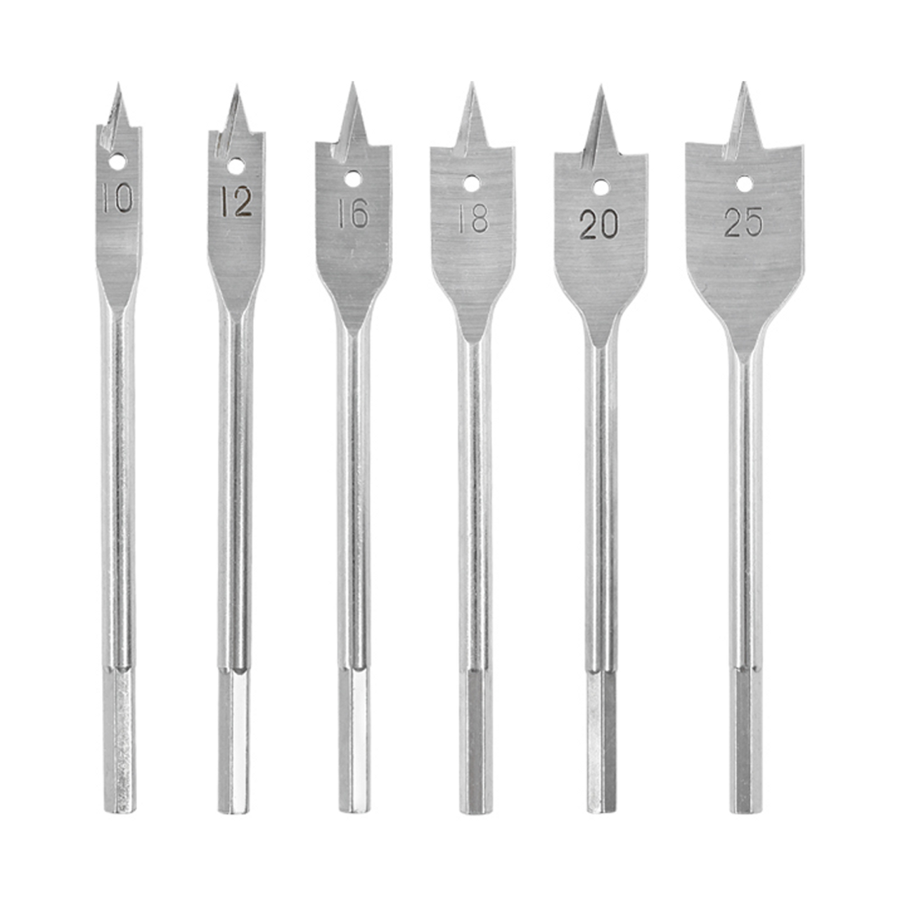 6pcs Flat Wood Drill Bit 6 25mm Goldunited Sdn Bhd 6pcs-flat-wood-drill-bit-6-25mm-goldunited-sdn-bhd