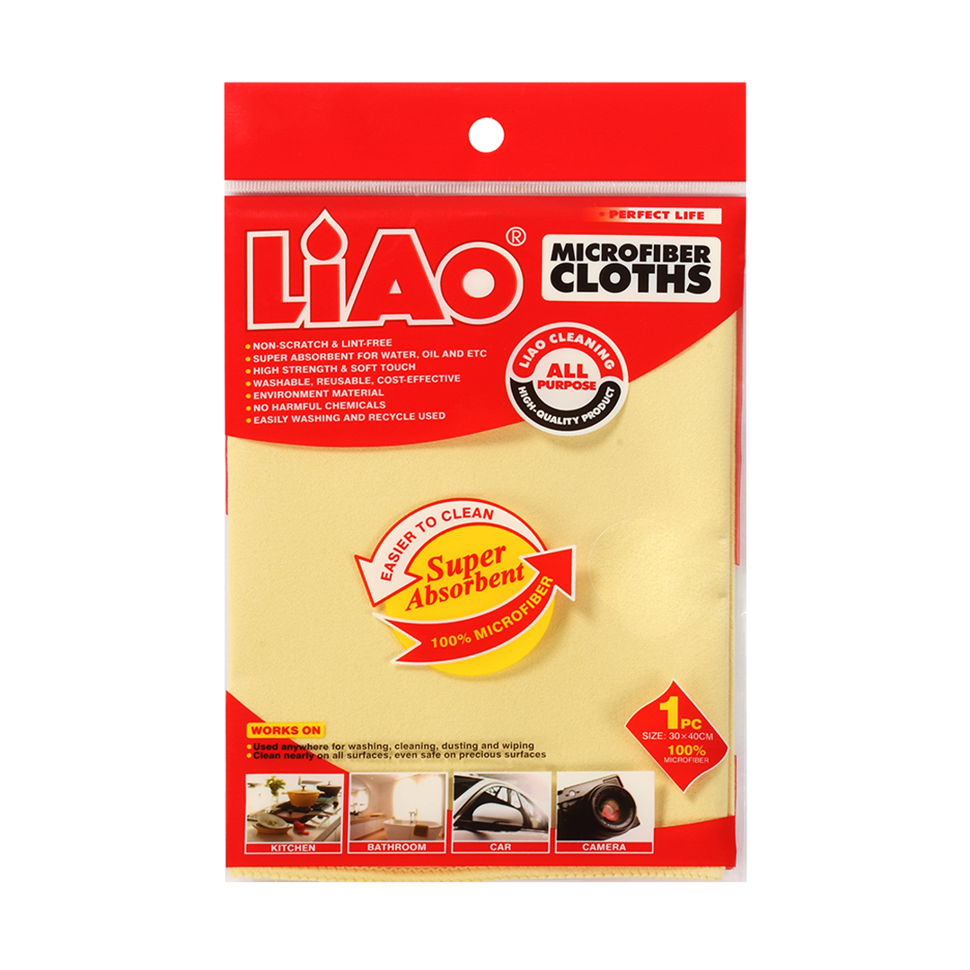 LiAo G130014 microfiber cloth 30x40cm - Goldunited Sdn Bhd