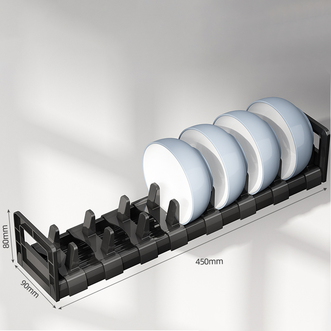Adjustable aluminium bowl rack 40cm - Goldunited Sdn Bhd