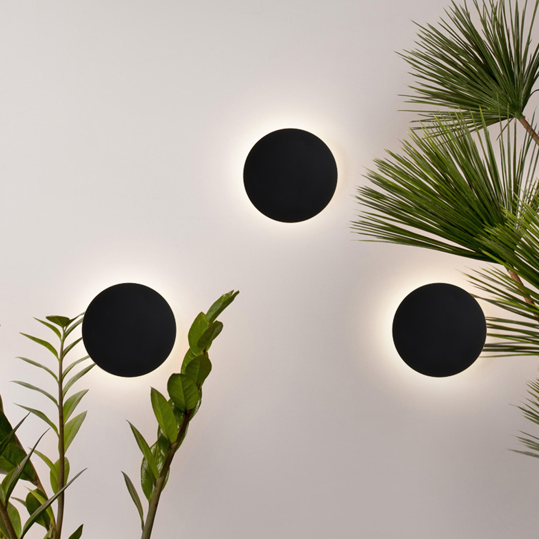 LED round wall light 6w black - Goldunited Sdn Bhd