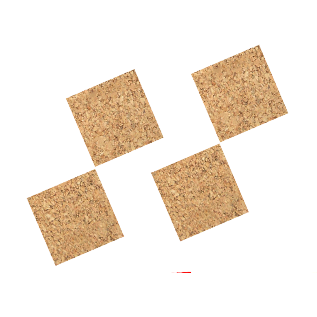 Glass cork sticker sheet 18mm x 18mm x 1.5mm (180pcs) - Goldunited Sdn Bhd