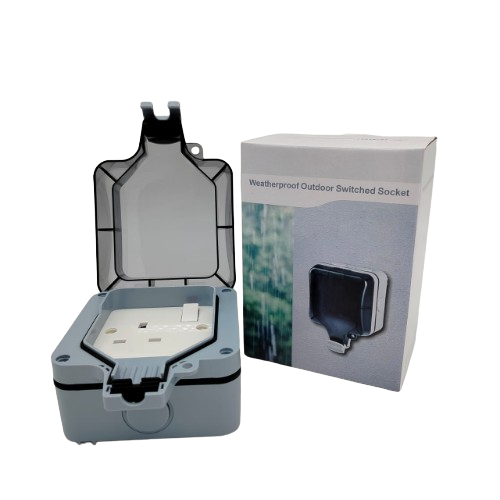 OUTDOOR 1 GANG WATERPROOF SOCKET - Goldunited Sdn Bhd