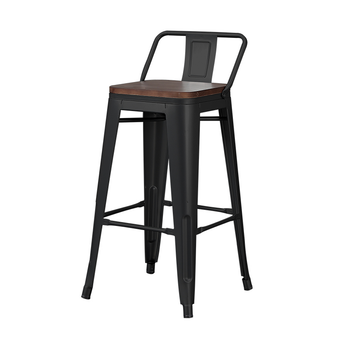 Solid wood & metal high chair 65cm - Goldunited Sdn Bhd