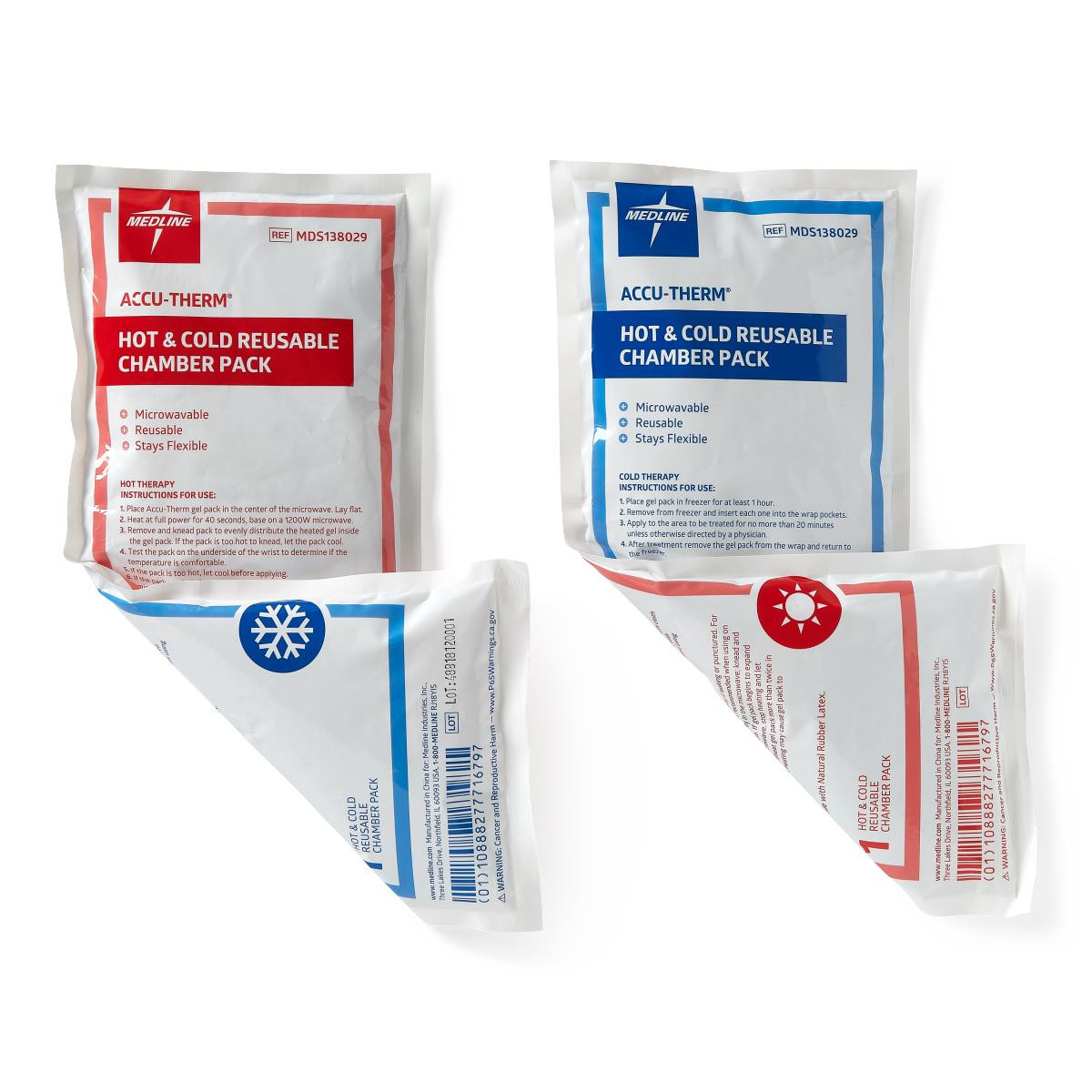 Medline Accu-Therm Reusable Hot / Cold Gel Pack, 10" x 12"