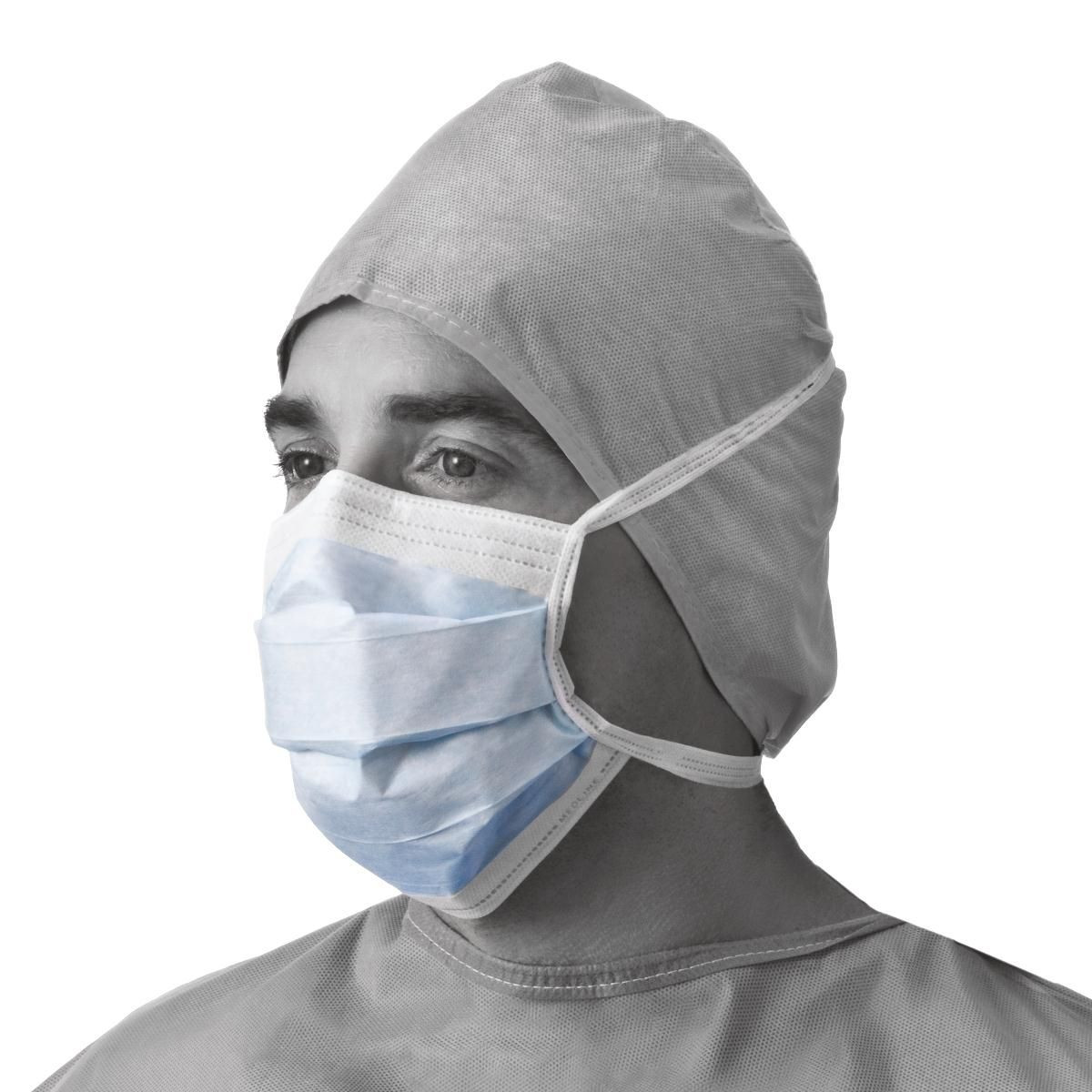 Medline Procedure Face Masks with Ear Loops (ASTM Level 2)