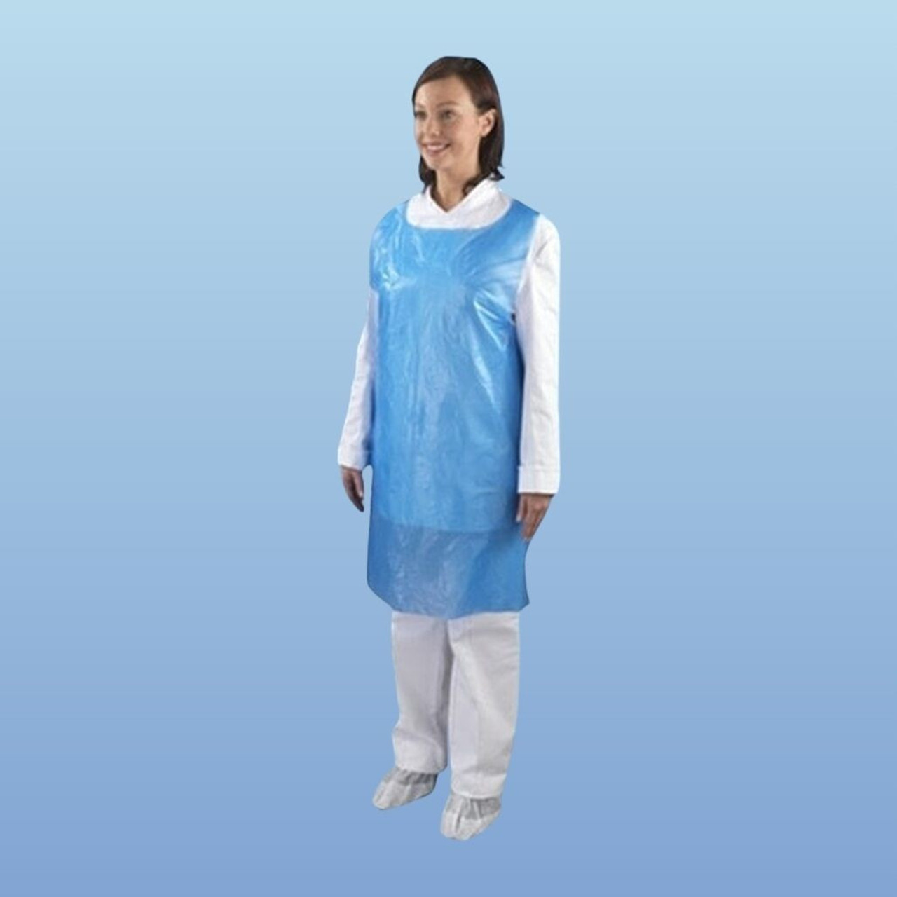 Medline Disposable Polyethylene Apron, 24" x 42" (NON24272)