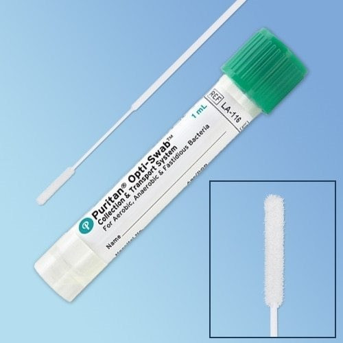 Puritan LA-106 Opti-Swab Elongated Tip Swab with Liquid Amies