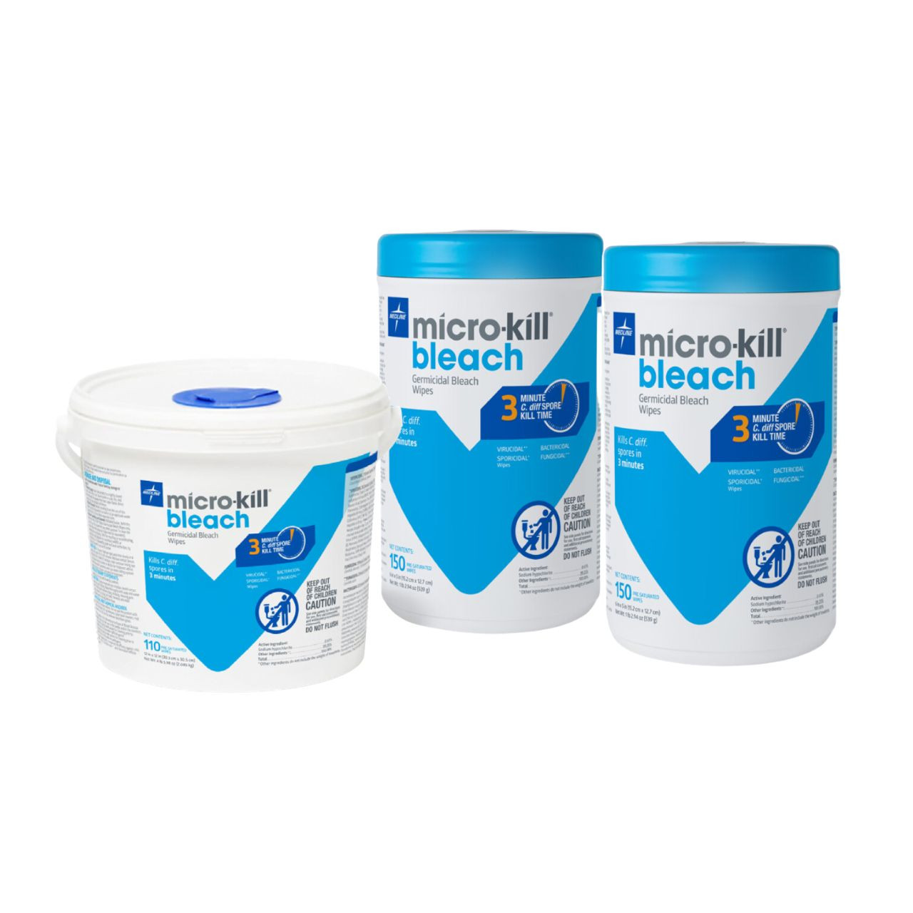 MicroKill Bleach Germicidal Disinfectant Wipes