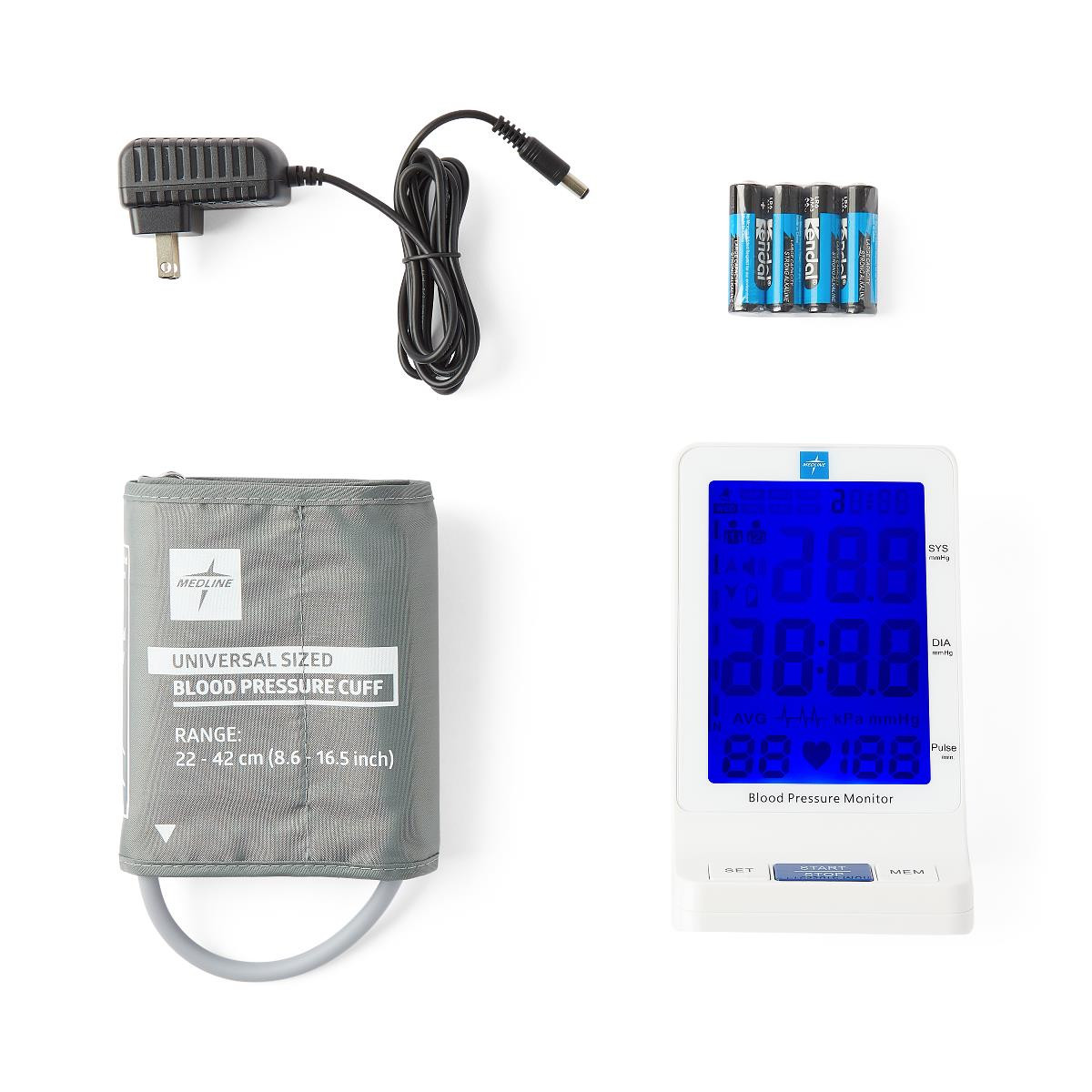 Medline Digital Adult Blood Pressure Monitor, Universal Size
