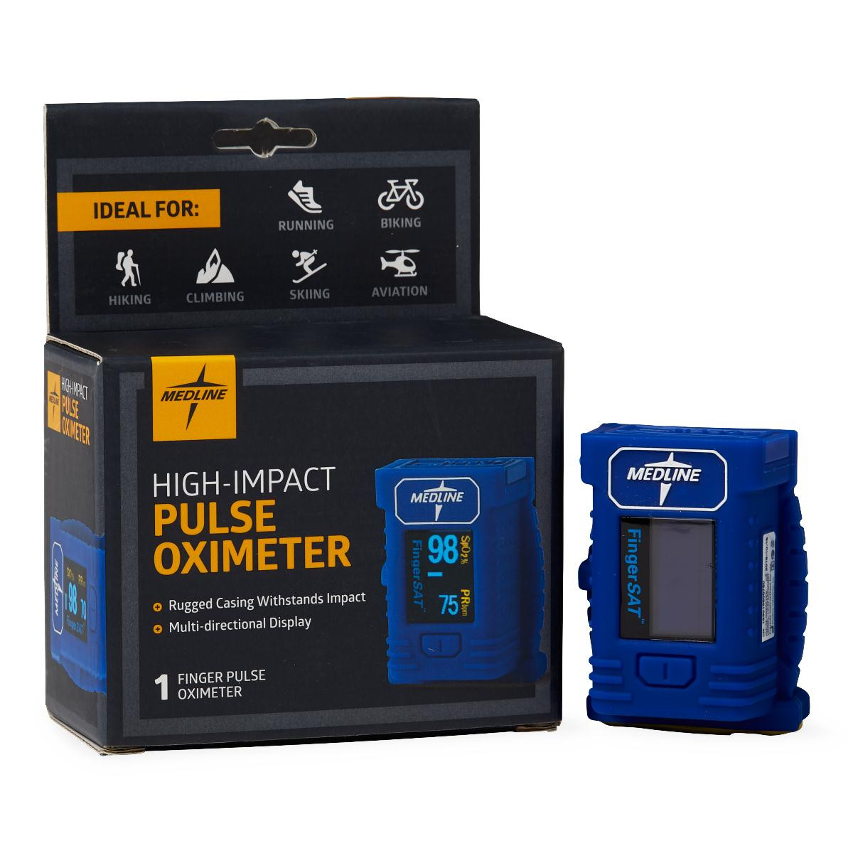 Medline High-Impact Fingertip Pulse Oximeter (HCSFSATSPORT)
