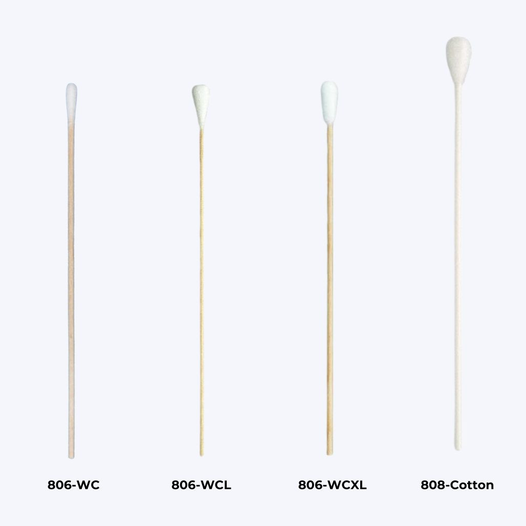 Puritan Cotton Swab Bundle, 300 Non-Sterile Swabs in 4 Sizes (Standard ...