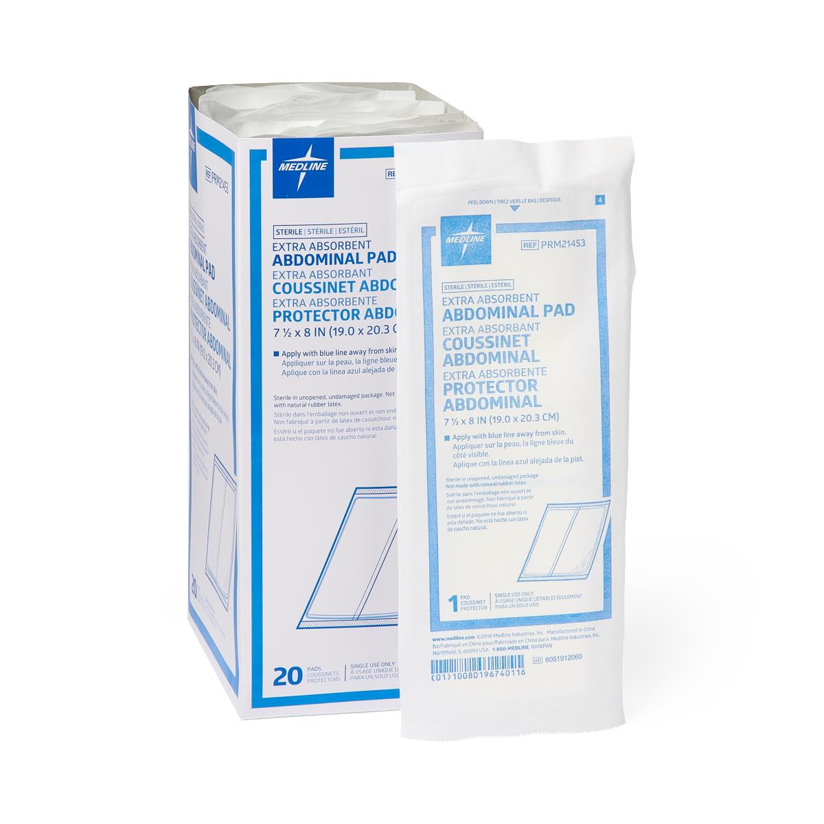 Medline Abdominal (ABD) Combine Pads