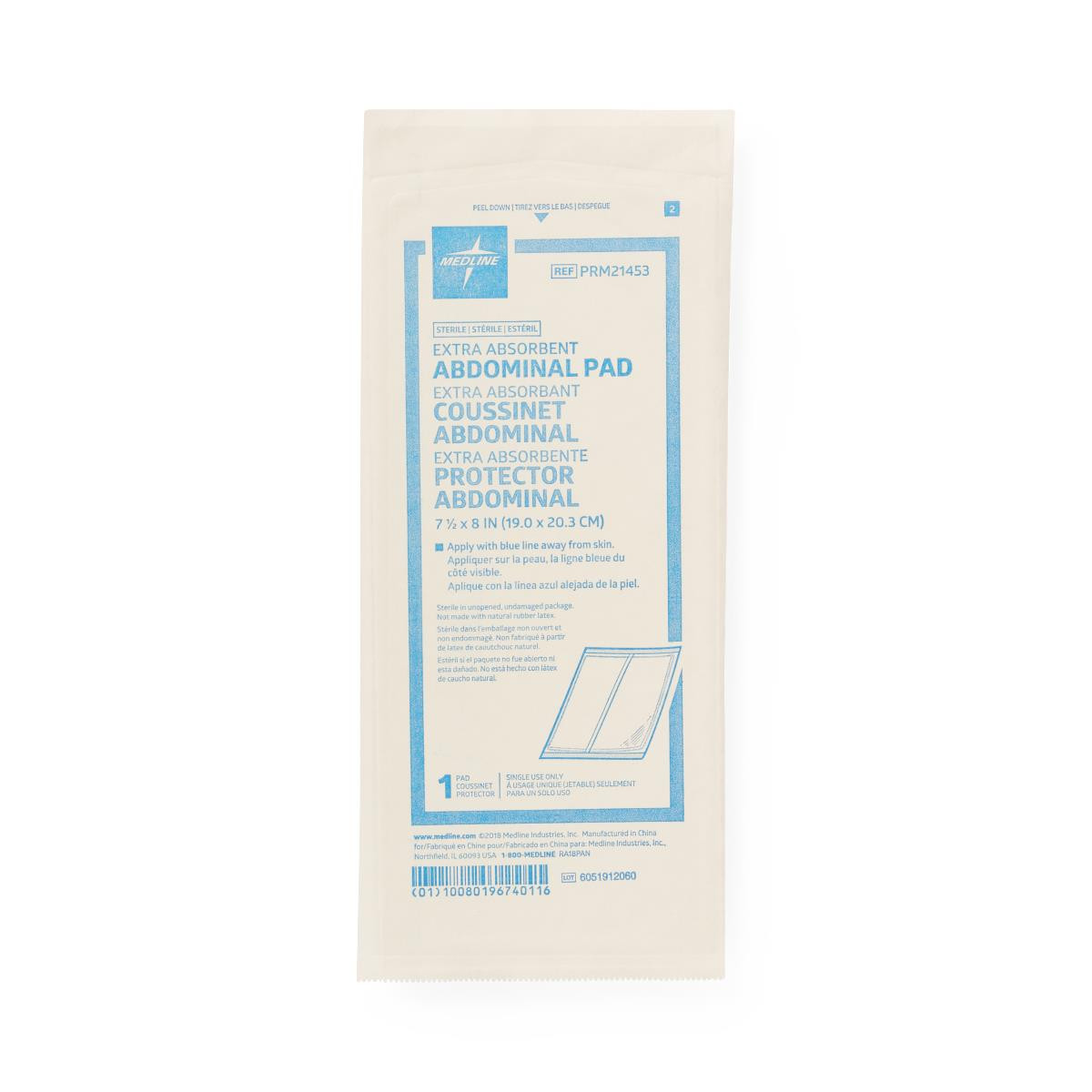 Medline Abdominal (ABD) Combine Pads