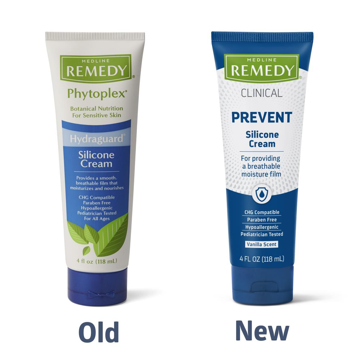 Medline Remedy Clinical Silicone Cream, Vanilla or Unscented, 2 and 4 ...