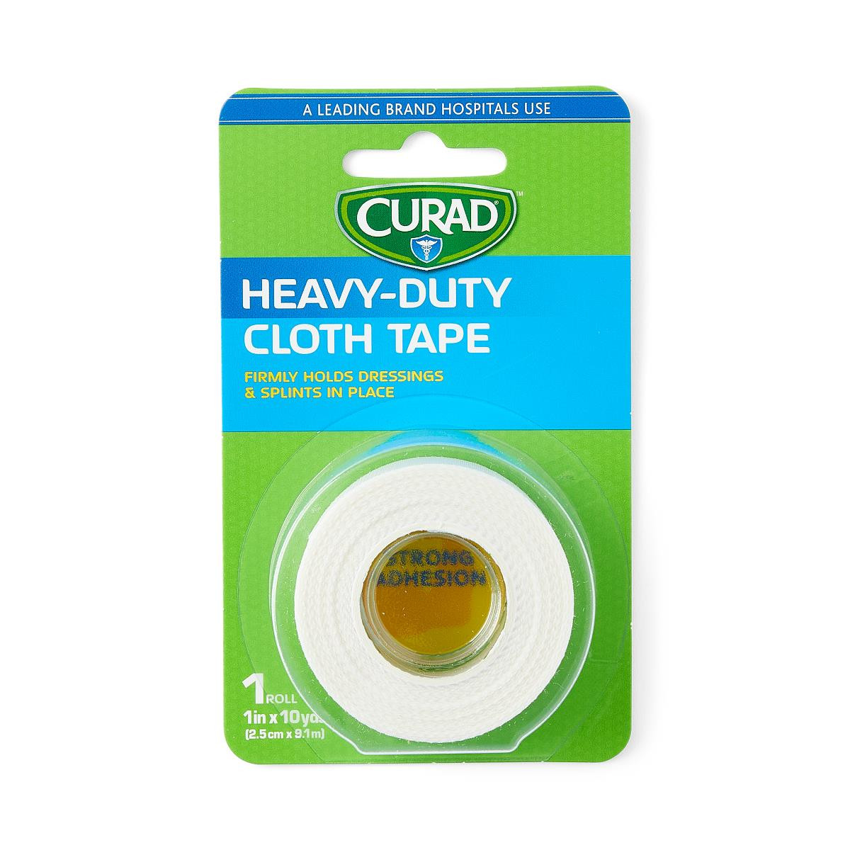 Medline CURAD Heavy-Duty Cloth Tape, 1" x 10 yd. (CUR26101C)