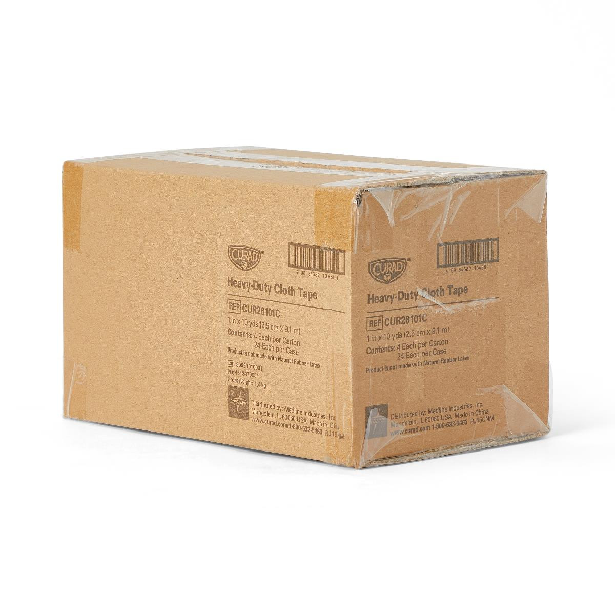 Medline CURAD Heavy-Duty Cloth Tape, 1" x 10 yd. (CUR26101C)
