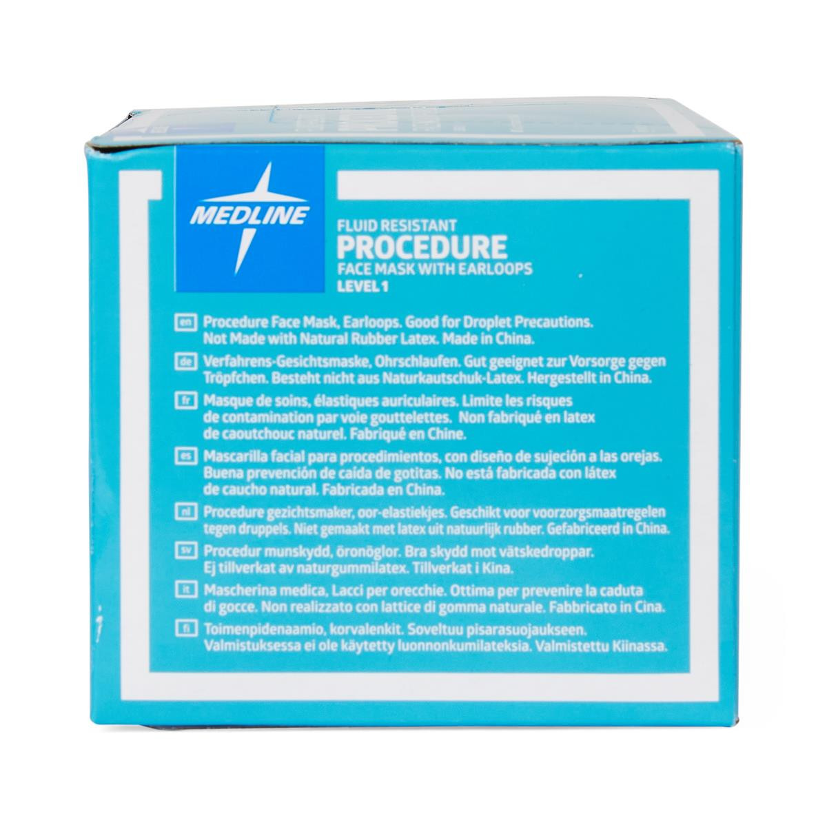 Medline ASTM Level 1 White Ear Loop Face Mask (NON27355)