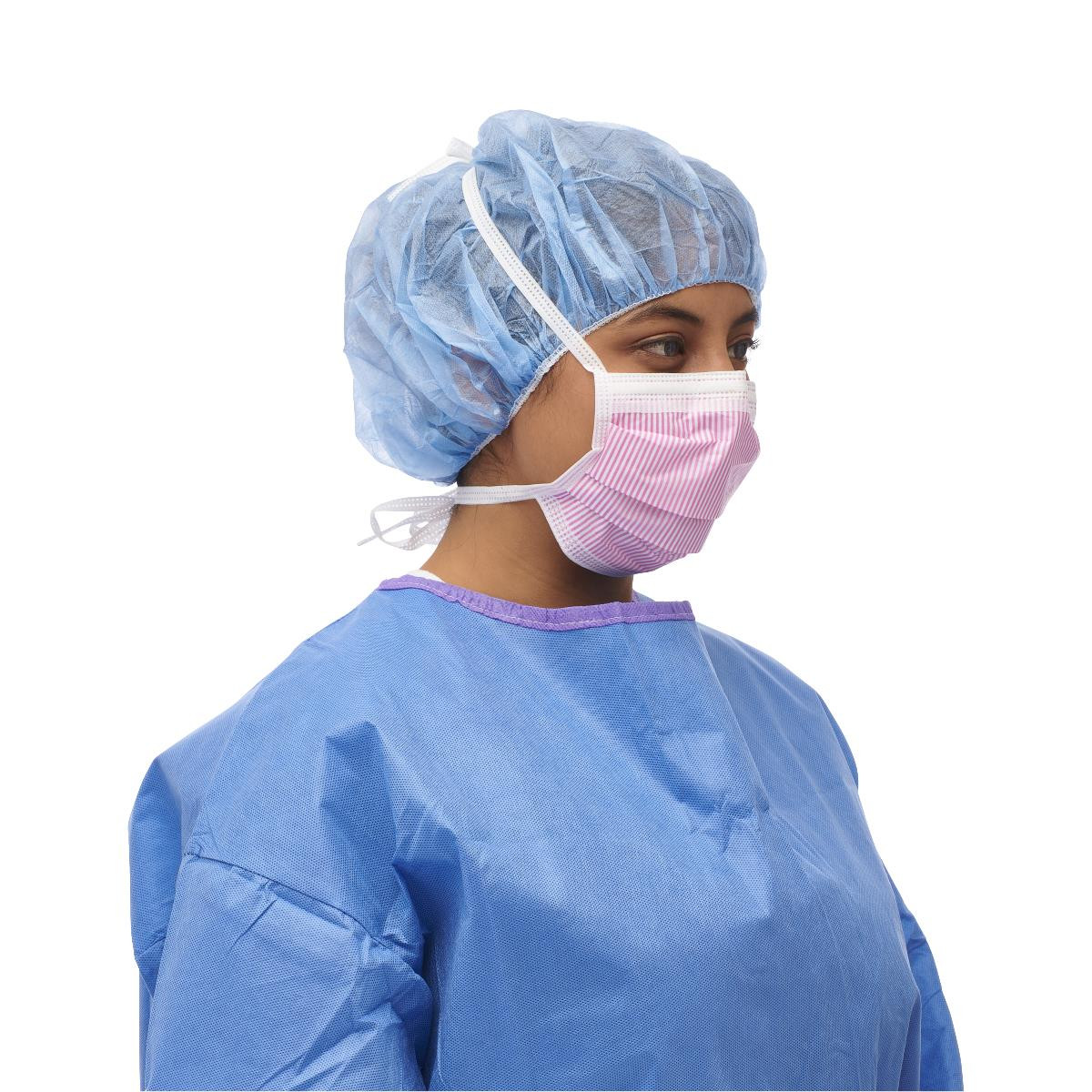 Medline ASTM Level 3 Surgical Face Mask with Ties, 300/case
