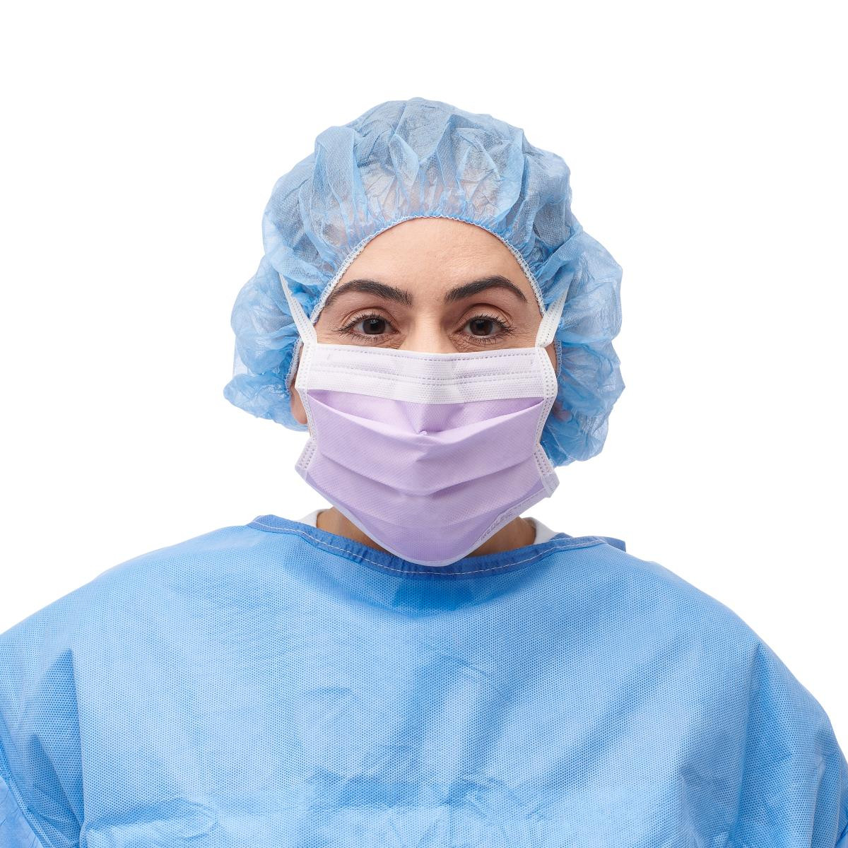 Medline ASTM Level 3 Surgical Face Mask with Ties, 300/case