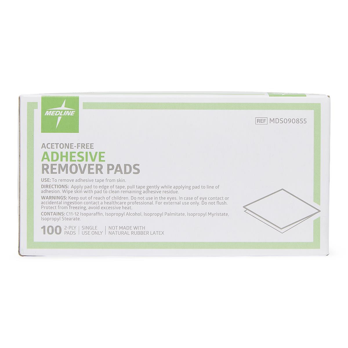Medline Adhesive Remover Pads, 1000/case (MDS090855)