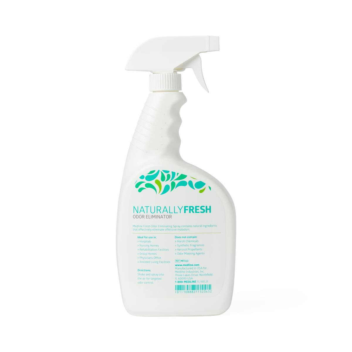 Medline Naturally Fresh Odor Eliminator Spray, 32 oz (MF553)