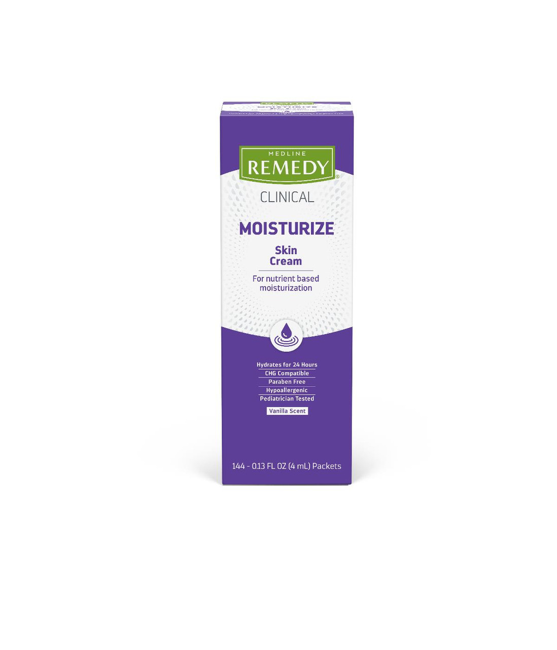 Medline Remedy Clinical Skin Cream, 4 mL Packet (144 packets)