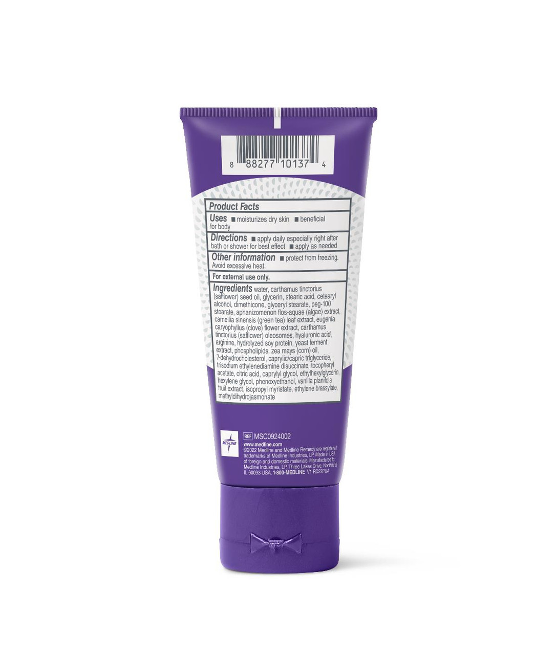 Medline Remedy Clinical Skin Cream, 2 oz. Tube, 24/case