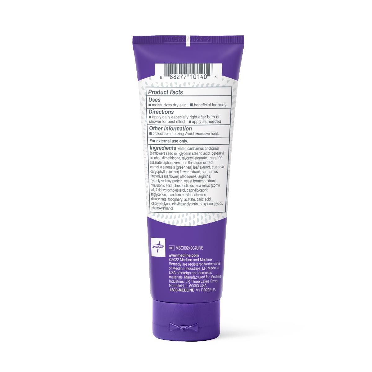 Medline Remedy Clinical Skin Cream, 4 oz. Tube, 12/case