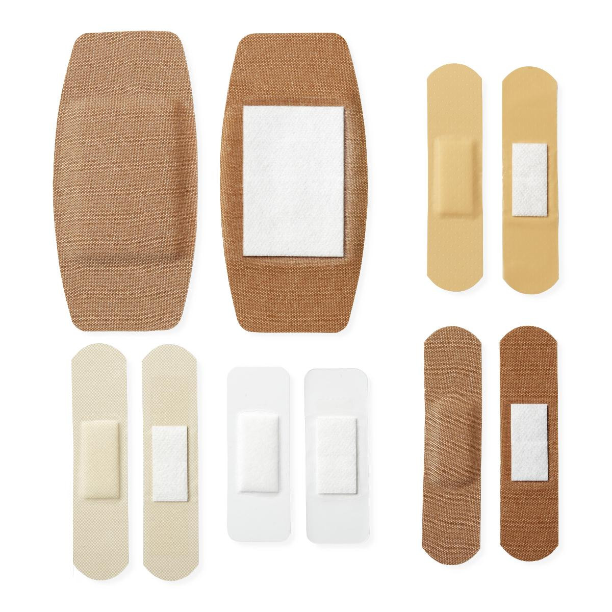 CURAD Bandage Variety Pack, Assorted Sizes, 200/box, 24 boxes