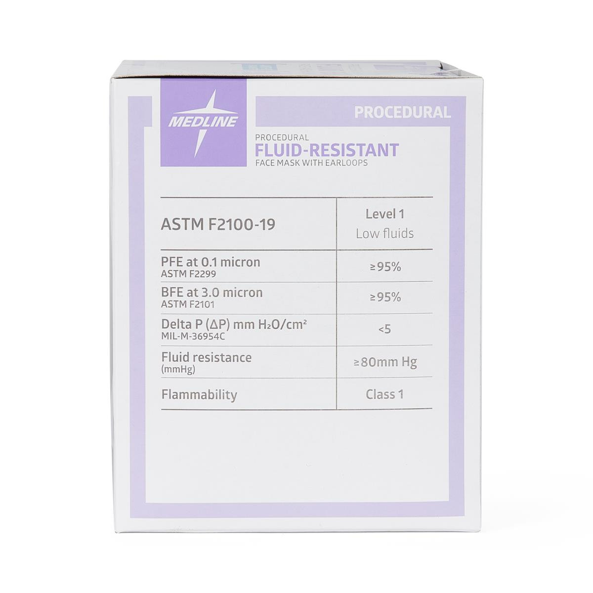 Medline ASTM Level 1 Anti-Fog Procedure Face Mask (NON27408EL)
