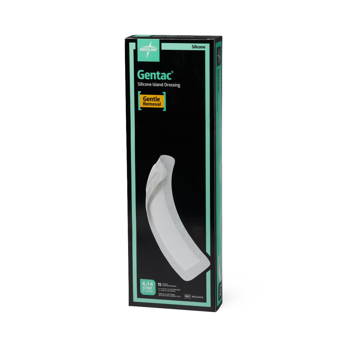 Medline Gentec Silicone Adhesive Island Wound Dressing