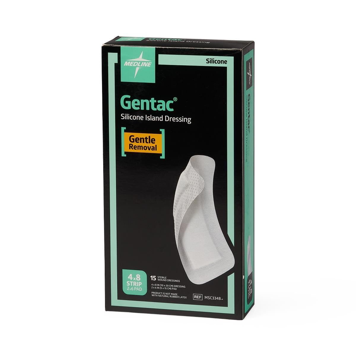 Medline Gentec Silicone Adhesive Island Wound Dressing