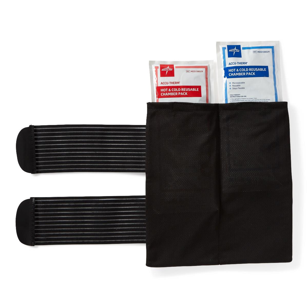 Medline Accu-Therm Reusable Hot & Cold Gel Packs Wrap Kit