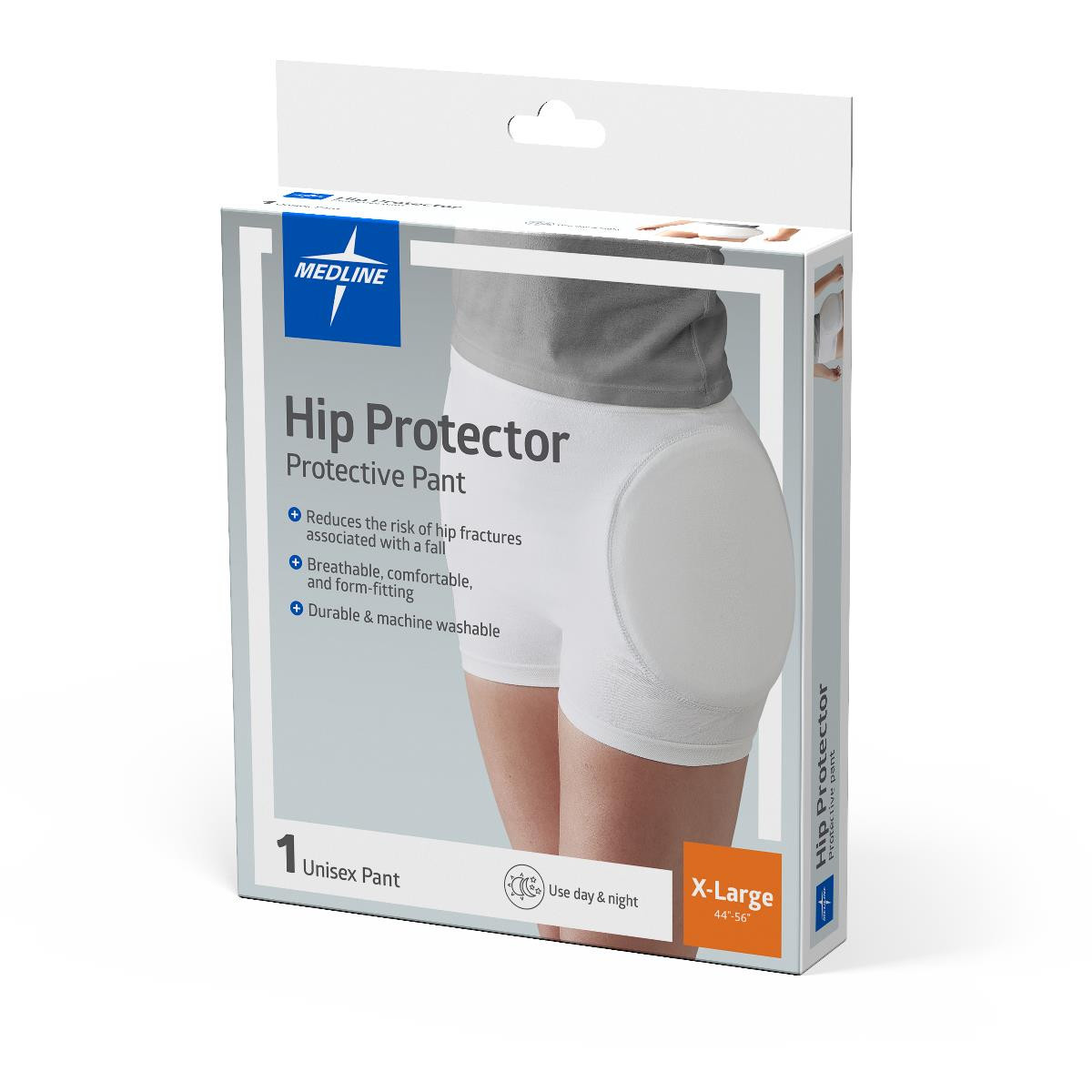 Medline Premium Hip Protector, Closed Style, White