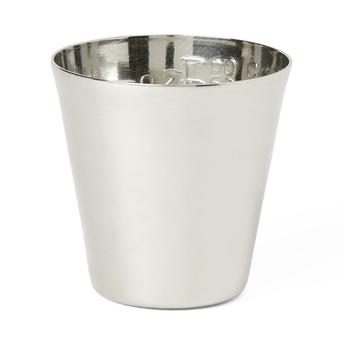 Medline Stainless Steel Graduated Medicine Cup, 2 oz., ea