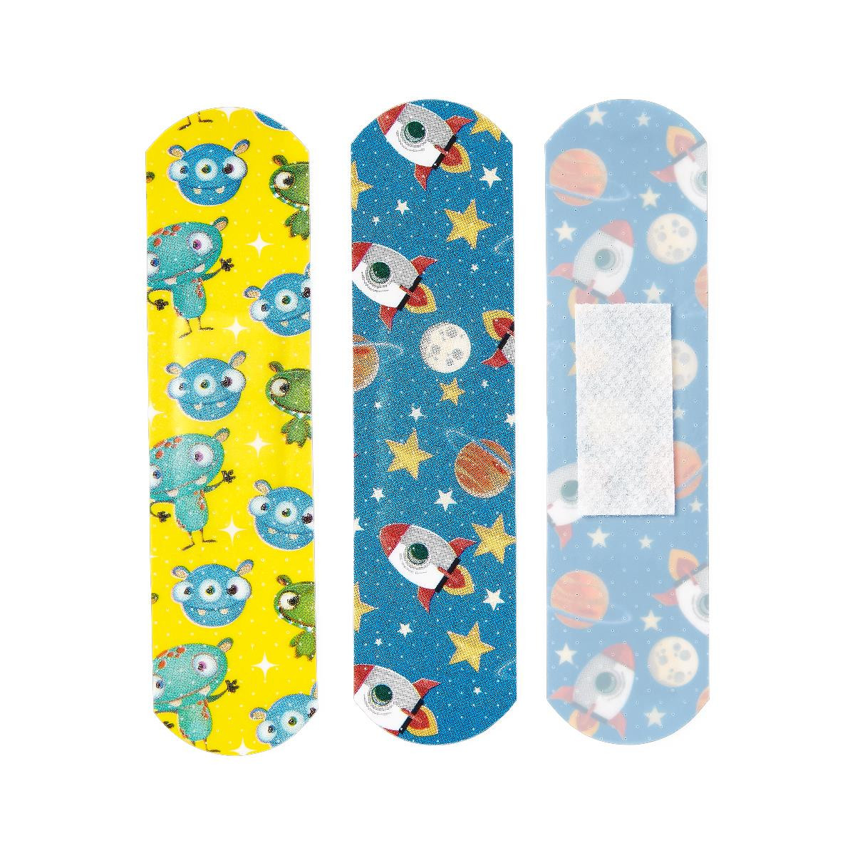 CURAD Kid's Plastic Adhesive Bandage, 4 Designs, 1200/case