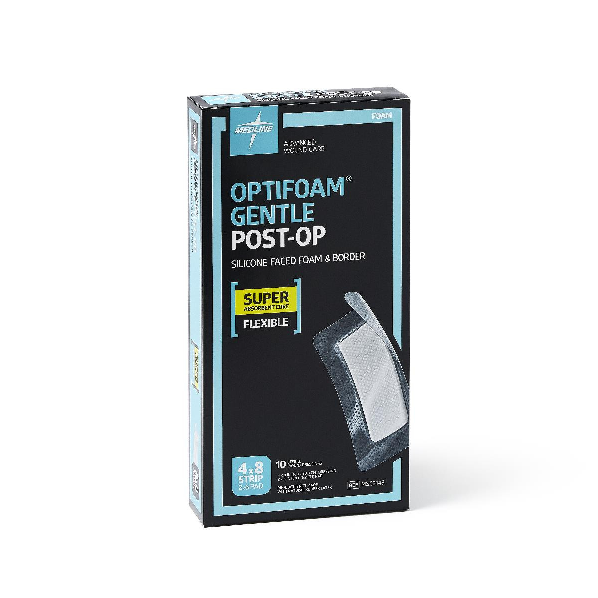 Medline Optifoam Gentle Post-Op Foam Dressing
